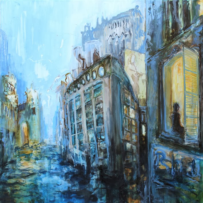 Pierre Mathevon, artiste peintre et plasticien: Par la fenêtre