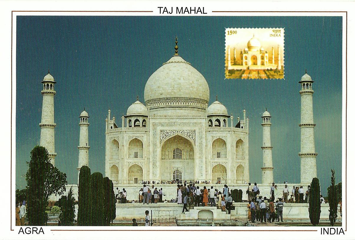 Heritage of India: Set of 9 Taj Mahal Greeting Cards issued by Agra ...