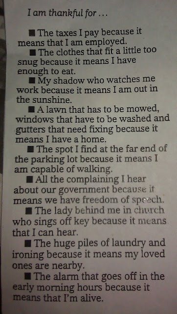 Ten Thousand Hours of Sewing ...: Thankfulness......