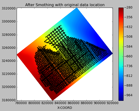 Ensiklopedi Seismik Online Grid Rotation Smoothing Plot Python