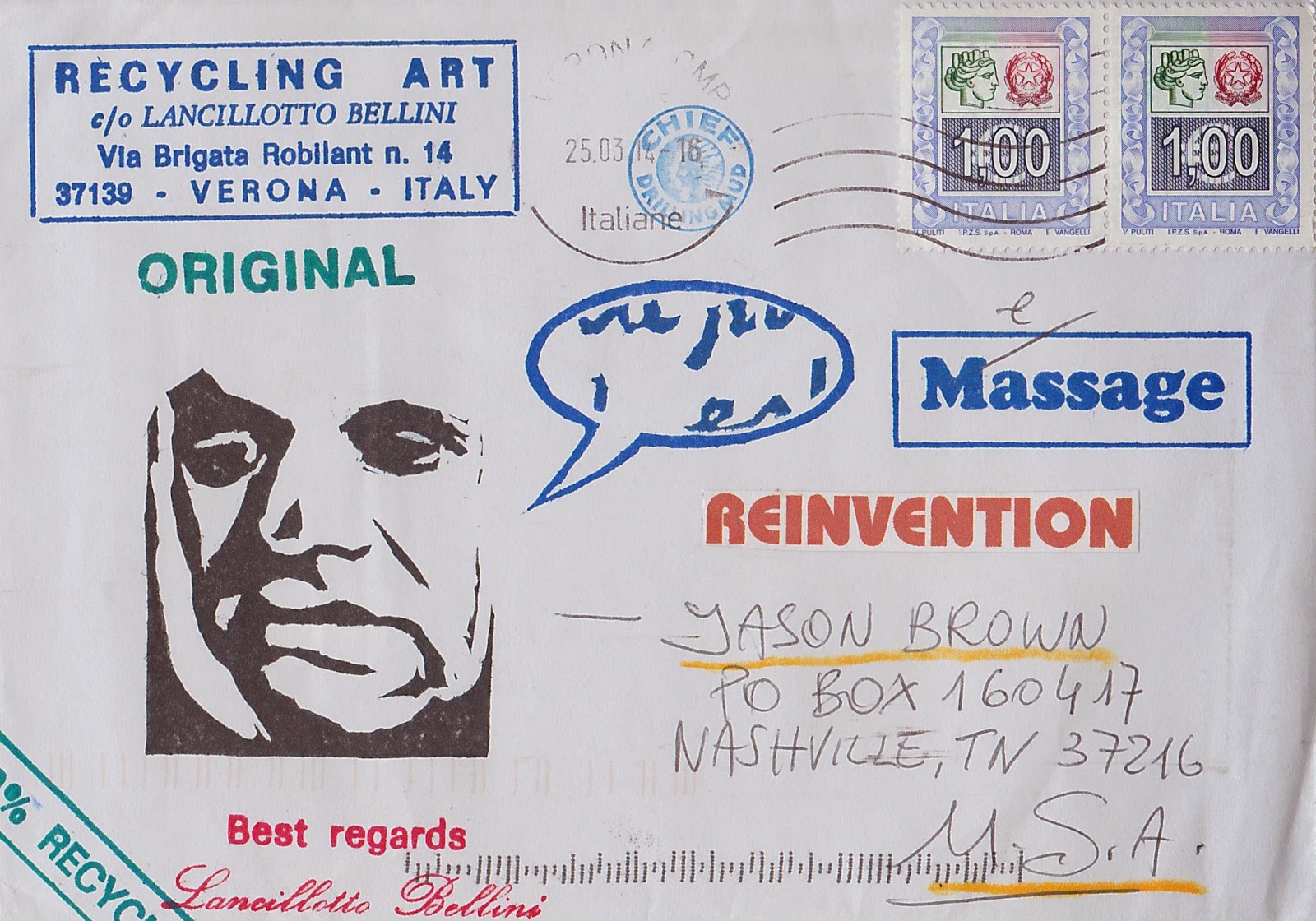 Reinvention : A Mail Art Project: PAGE 9 : Stephen Stephenson, Duncan ...