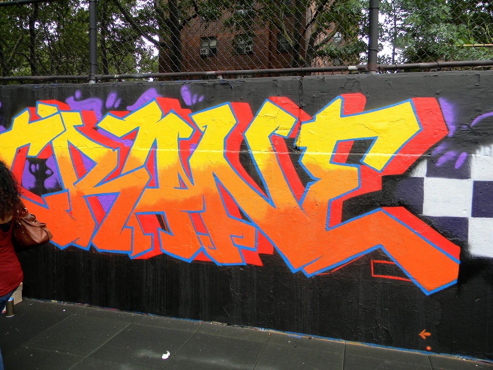 ART & FASHION SALON: Rocking It At The GRAFFITI HALL OF FAME; Wild ...