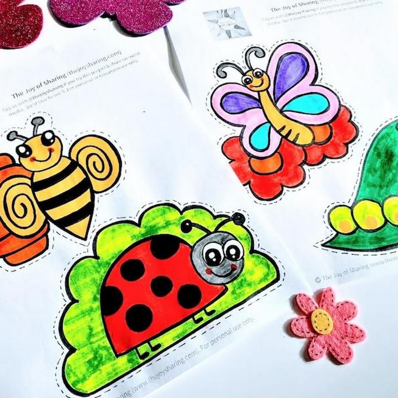 Spring Mosaic Coloring Page