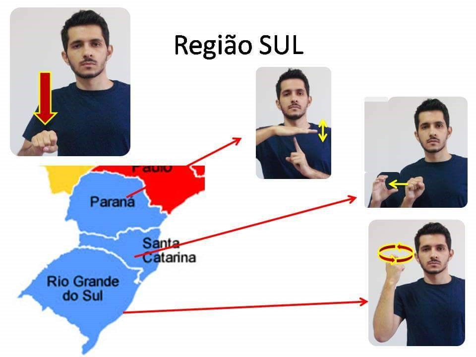 Libras - Ensine Suas Mãos A Falar: Regiões do Brasil em Libras
