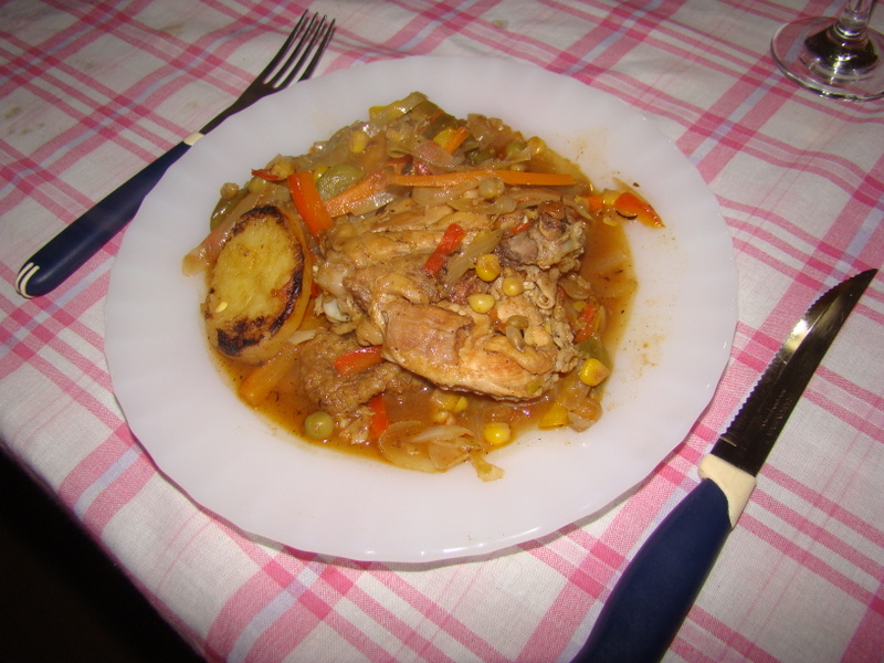 COCINA EN CASA: POLLO AL DISCO