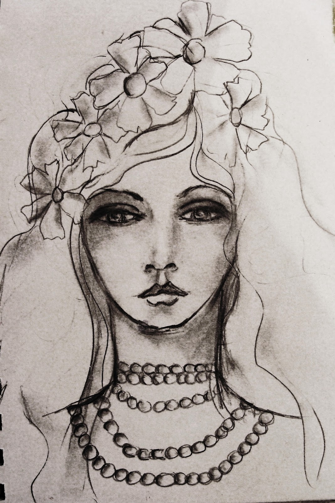 My Art Journal: Journal Girls Sketches and Paintings