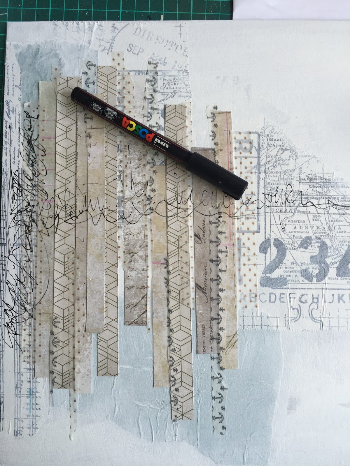 ML Design: Ink, Paint, Stamp & Paper Bliss: Colour Blast Embossed Layout