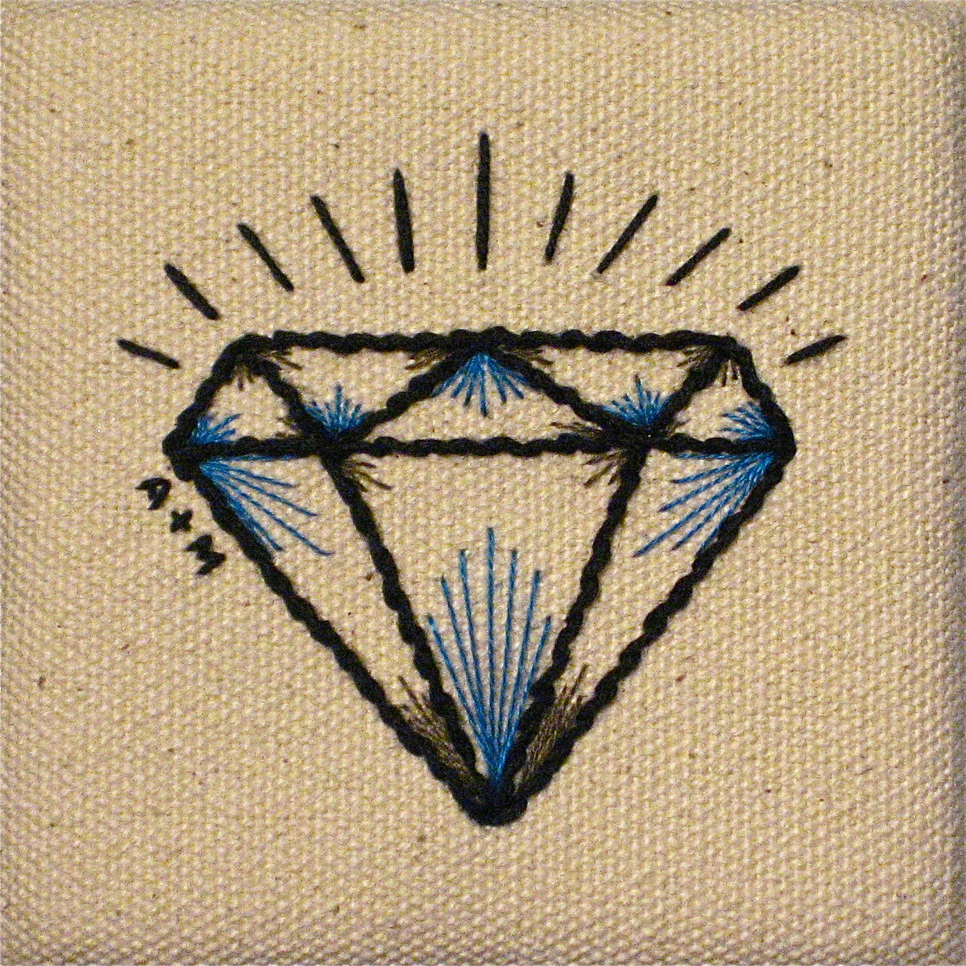 A & M Custom Embroidery: Embroidery Works on Canvas