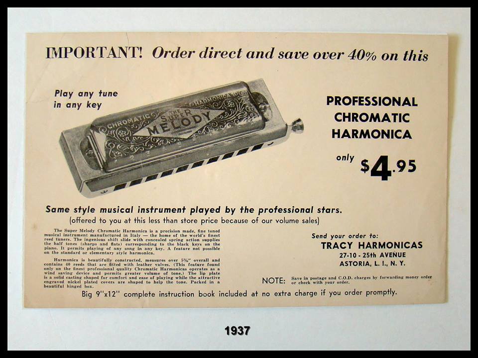 Janela aberta - Blogue de harmonica: Doc's Vintage Harmonica Collectables
