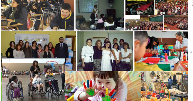 RETO A LA INCLUSION EDUCATIVA : collage de la educacion inclusiva