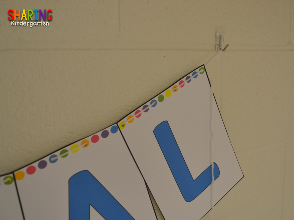 More Classroom Banner Ideas - Sharing Kindergarten