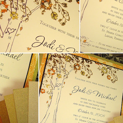 White Wedding Invitations: September Wedding Invitations