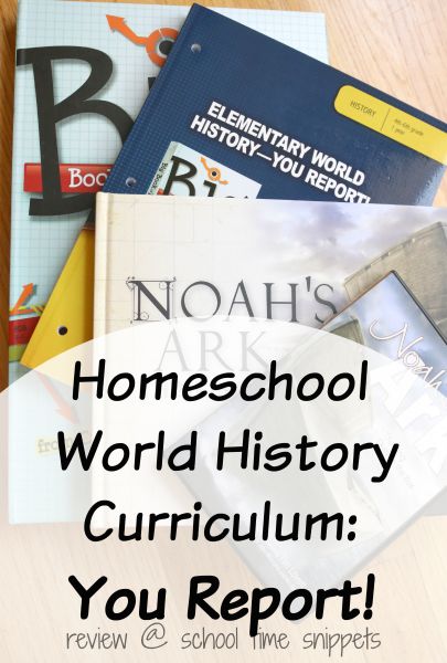 Elementary World History: You Report! Homeschool Curriculum Review ...
