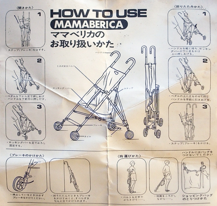 beforemario: Nintendo Mamaberica baby stroller (ママベリカ, 1970)