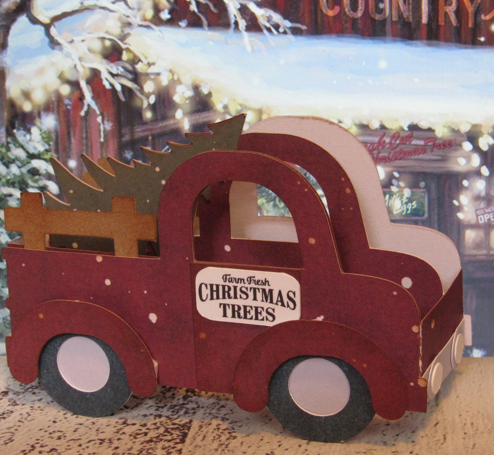 My Little Card Crafts: Christmas Truck