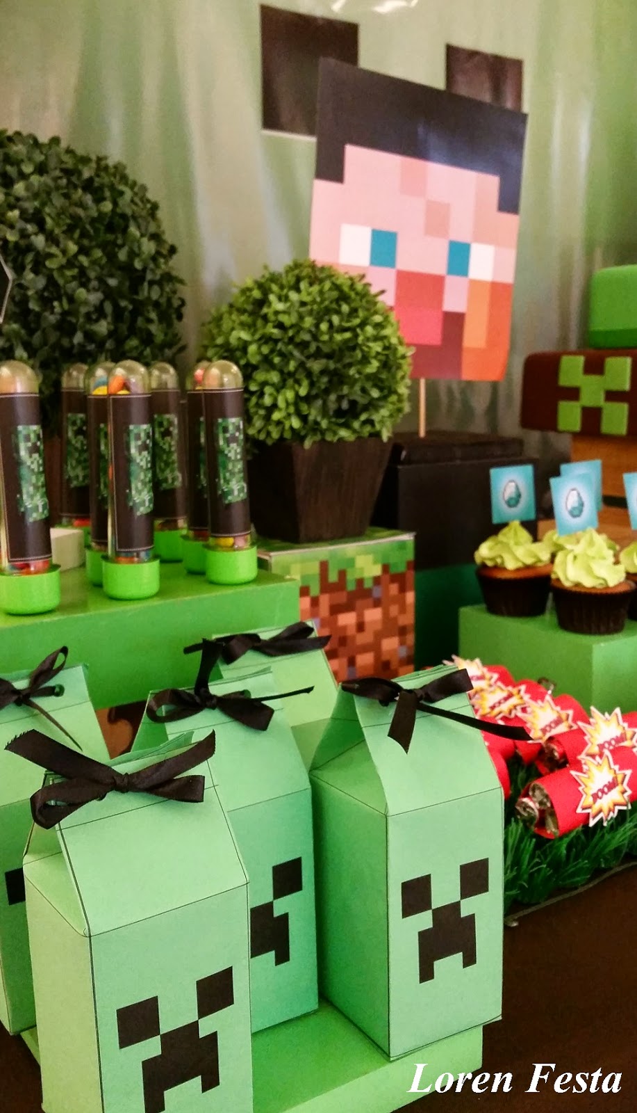 20141010_175422x.jpg (917×1600) | Fiesta de tema de minecraft, Fiesta ...