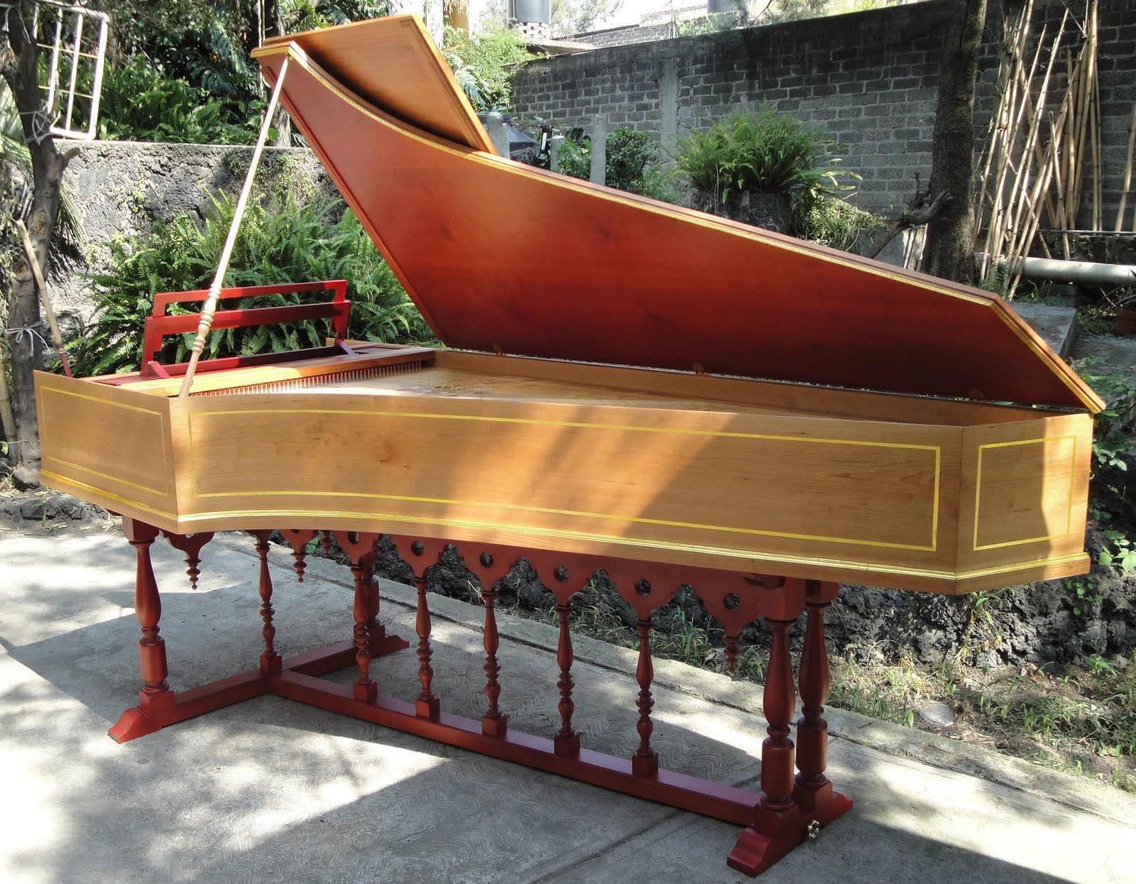 Alejandro Vélez: Clavecín de doble teclado modelo Francés "Taskin ...