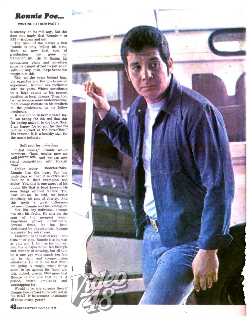 FPJ: FERNANDO POE, JR., AZENITH BRIONES, VIC DIAZ, ROMY DIAZ, LITO ...