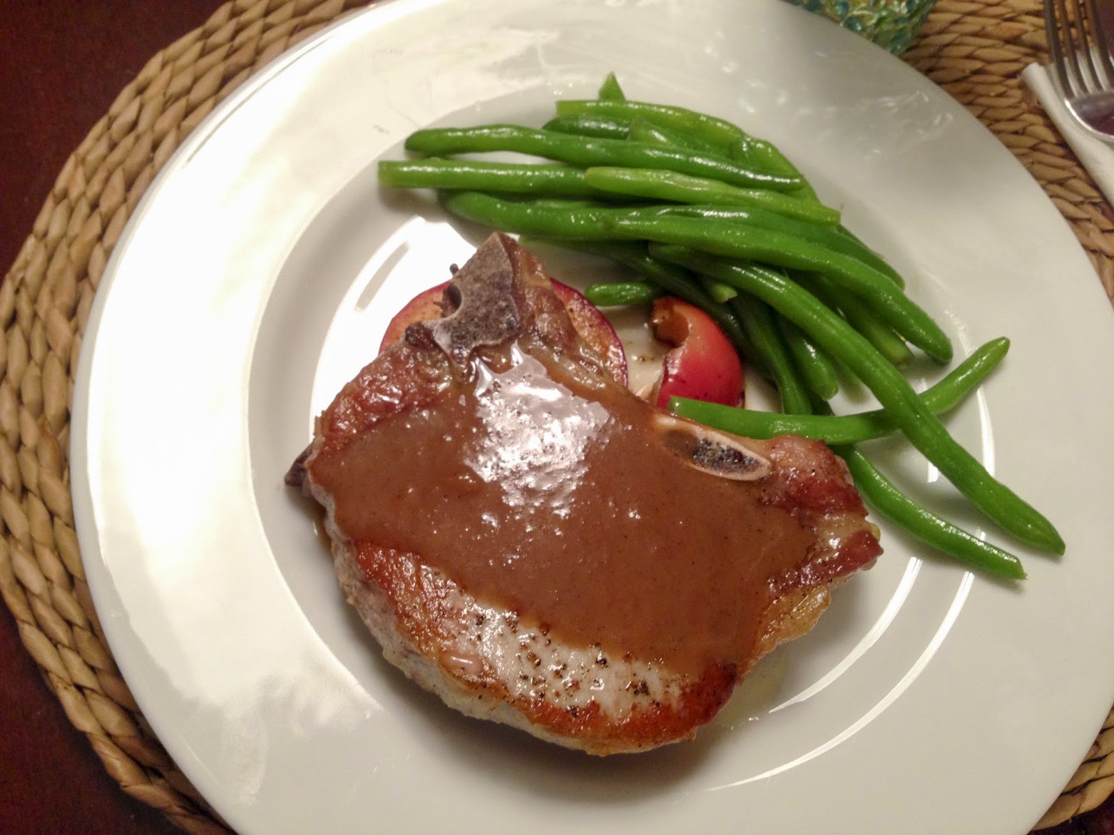 FEAST EVERYDAY : French-style Pork Chops with Apples and Calvados by Tom