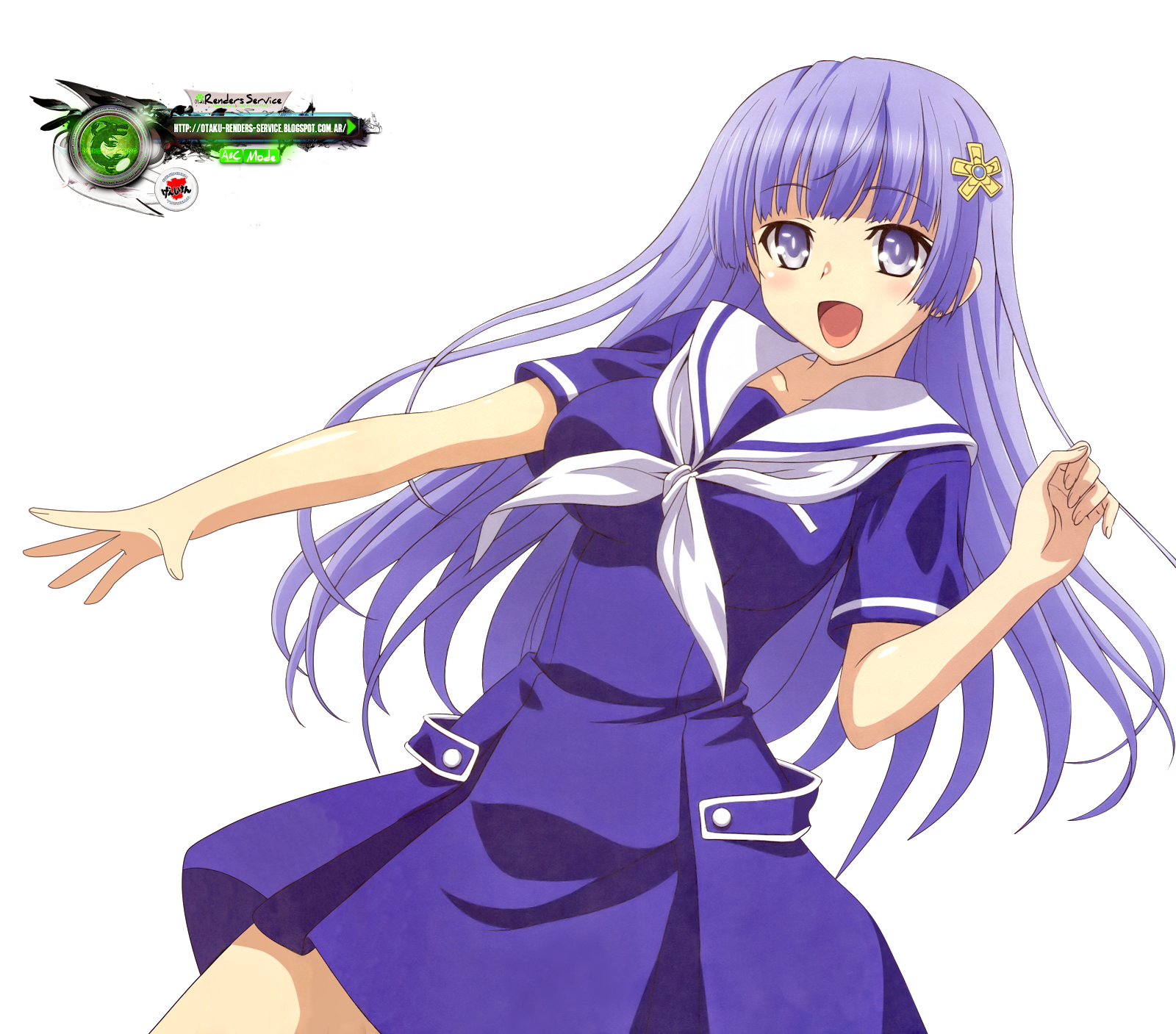 Date A Live:Izayoi Miku Mega Kawaiii Seifuku HD Render | ORS Anime Renders