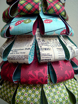 Christine's Favorite Things: Pretty Paper Christmas Trees