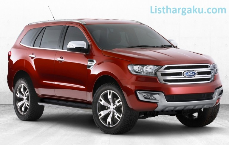 gaaaaabo: Harga Mobil Ford Everest Tahun 2017 Keluaran Terbaru