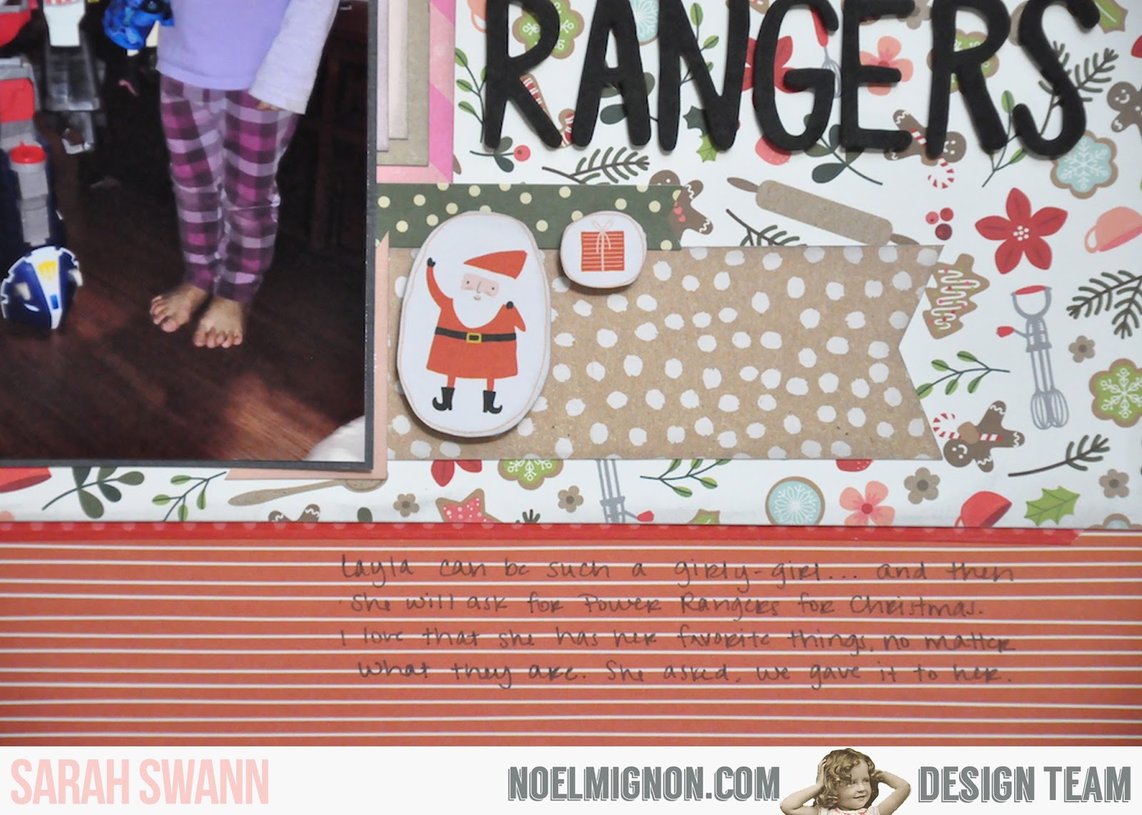 NoelMignon.com Layouts and Projects: Power Rangers: Gingerbread and ...