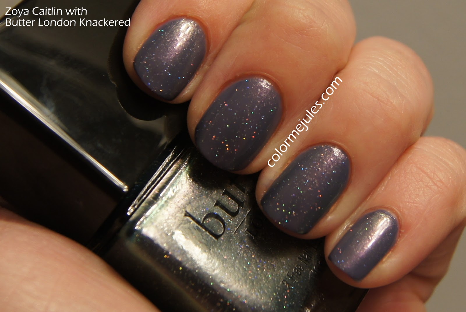 Color Me Jules: Zoya Caitlin with Butter London Knackered