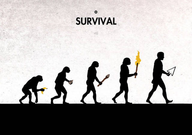 Funny Illustrations of Evolution of Man (42 pics) - STATIONGOSSIP