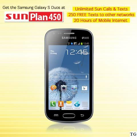 Samsung Galaxy S Duos Available at Sun Plan 450 - TeknoGadyet