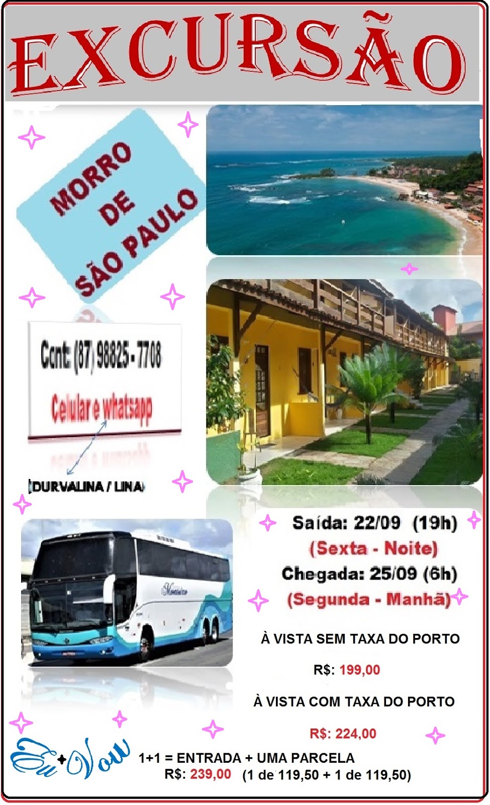 DURVALINA COELHO : VIAGENS EXCURSÃO