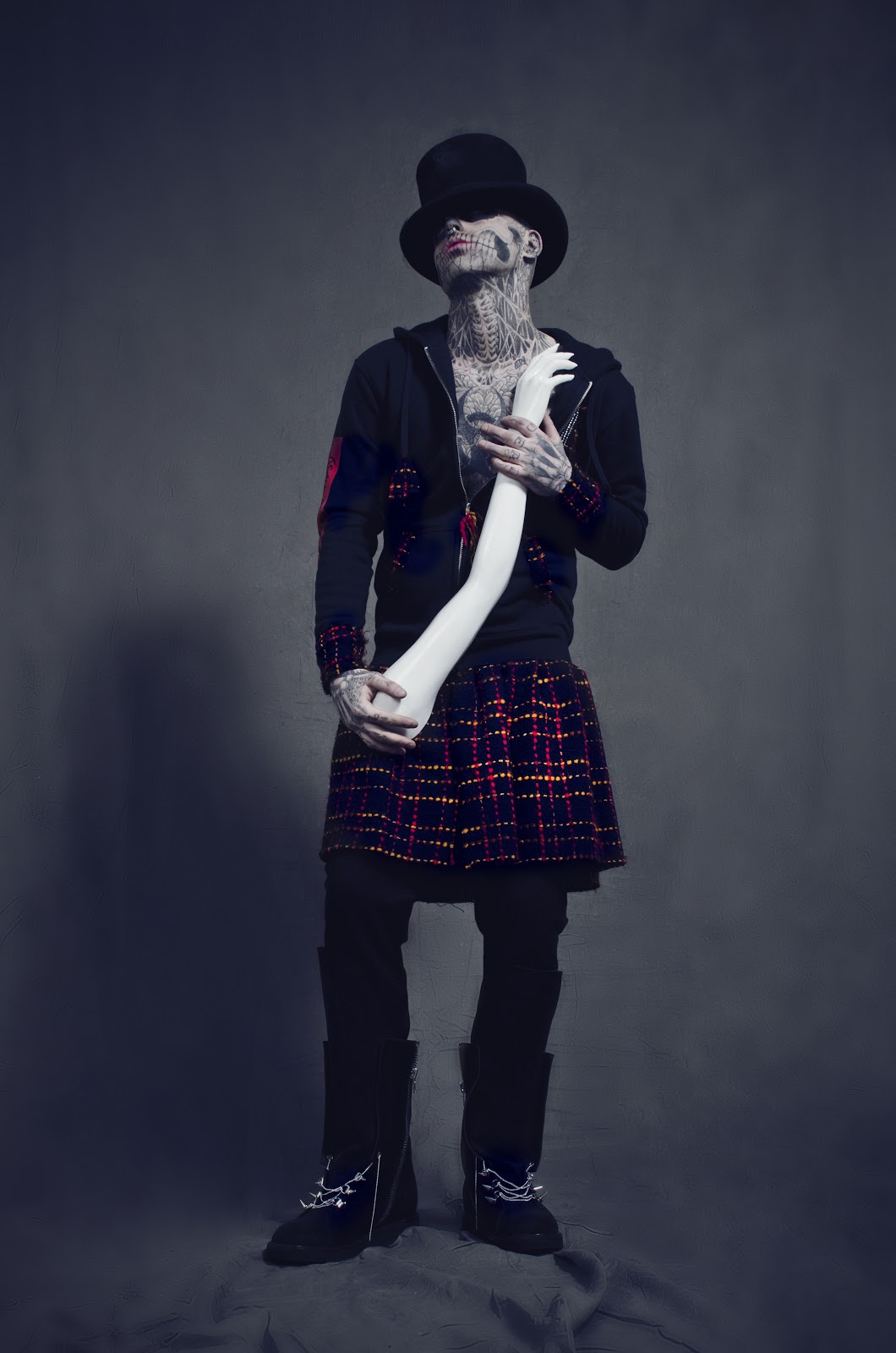 Rick Genest "Zombie Boy" for Tumbler and Tipsy Fall 2013