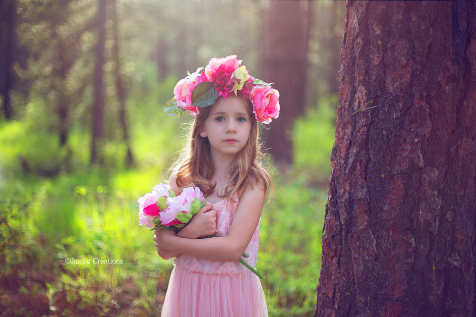 Jana's Creations: The most beautiful 7 yr old I know......