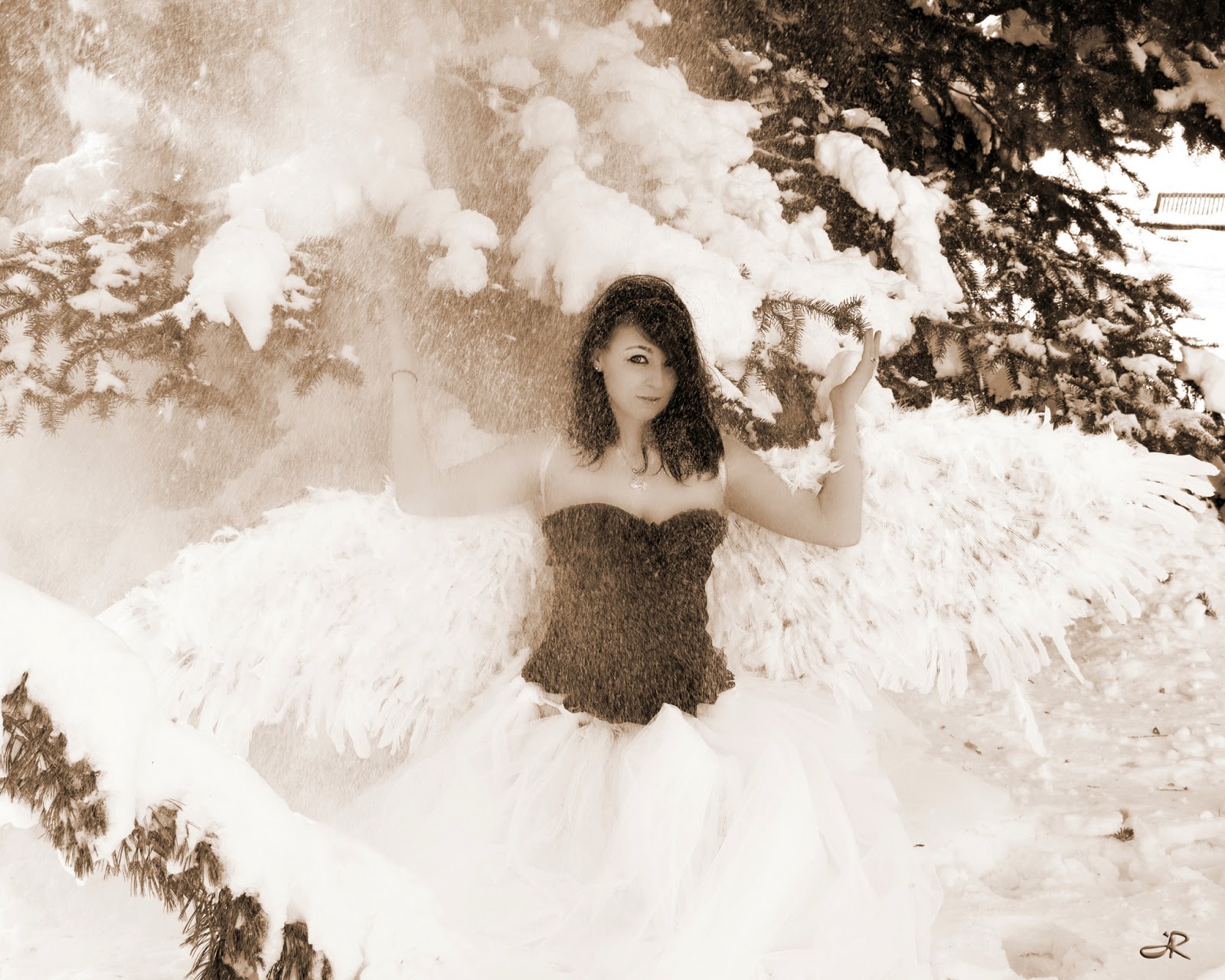 Jacque Russell Imagery: Destinee Playing in Snow ~ Jacque Russell ...