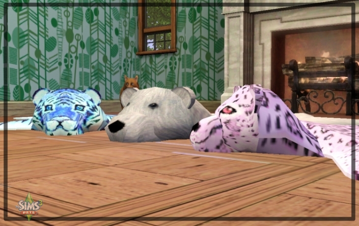 Animal skin rugs for sims 3 pets | ANnEV The Sims 3 blog