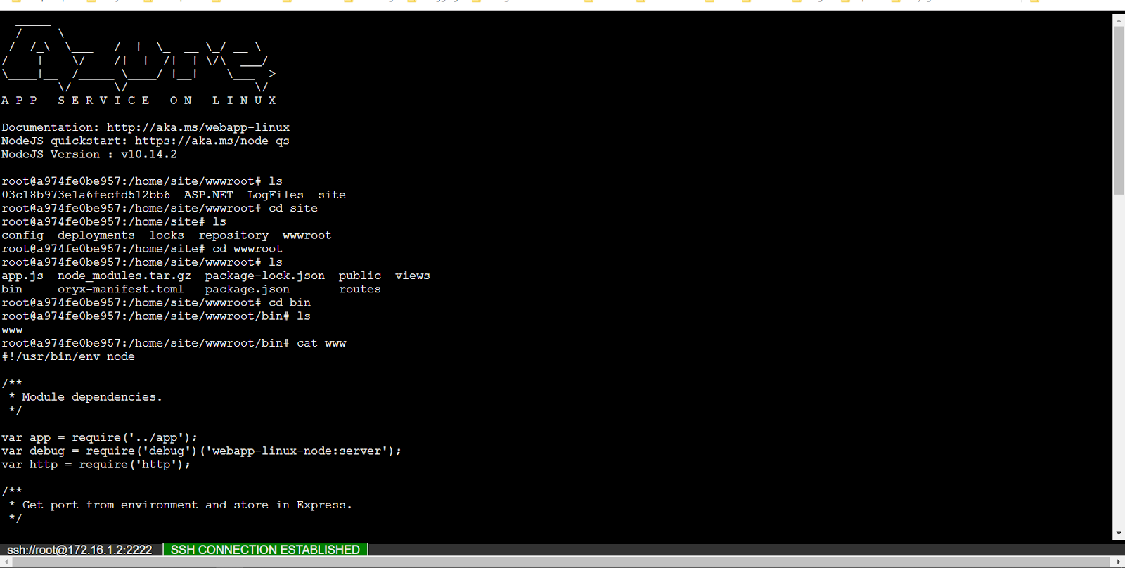 Azure And Co Build A Nodejs Application And Deploy It Git Push To An Azure Linux Web App