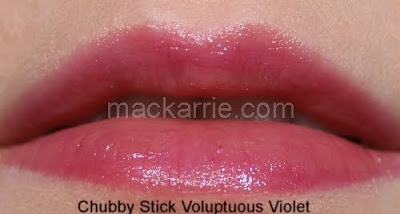 MacKarrie Beauty Style Blog: Clinique Chubby Stick Voluptuous Violet