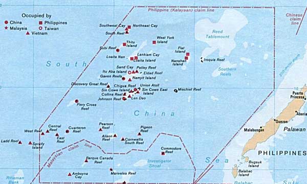 Espacio Estratégico: Dispútas Marítima en el Mar de China.