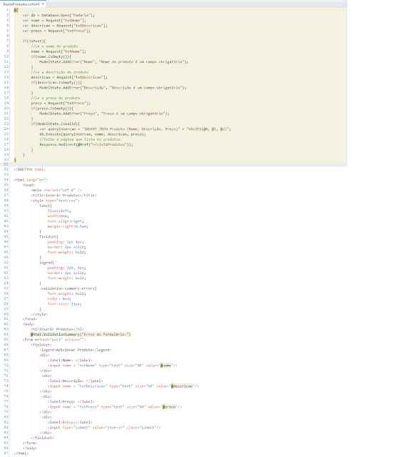 Tutorial Programação Web Aspnet Com Razor Syntax Parte 6 Capítulo