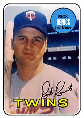 KOD 14: 1969 Minnesota Twins - Mgr: Marvin Sik - 18 Cards