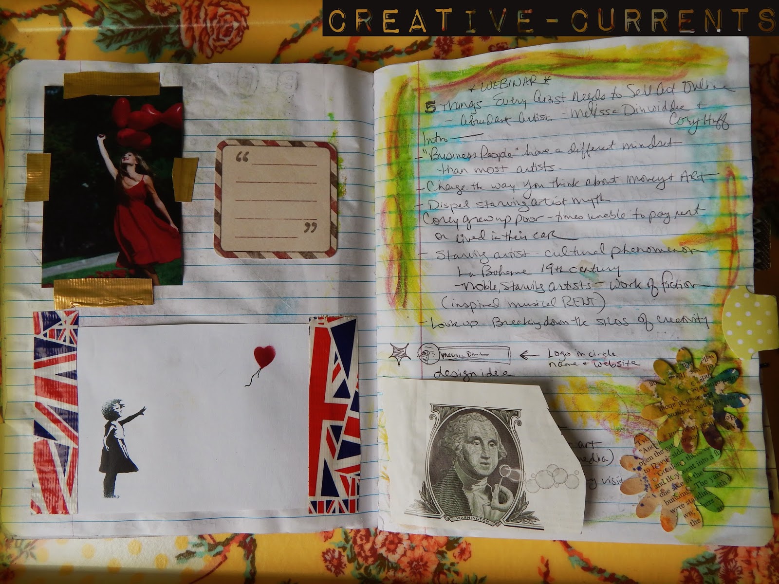 Creative Currents: Documentation Journal (inspired by Daisy Yellow ... Creative Currents: Documentation Journal (inspired by Daisy Yellow ...