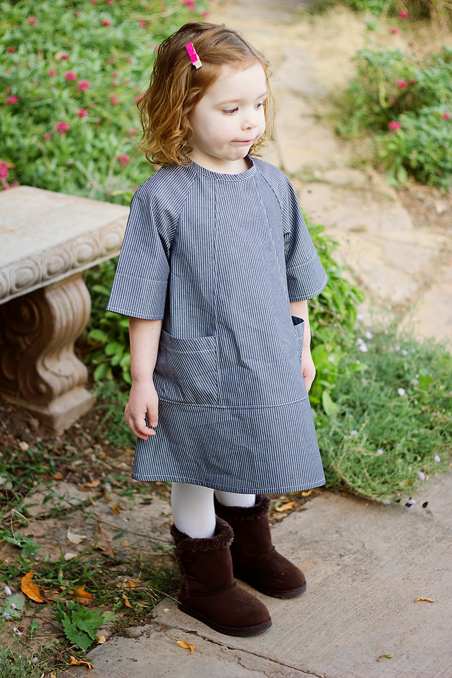 Sewing for four (plus one!): A pair of Carousel Dresses.