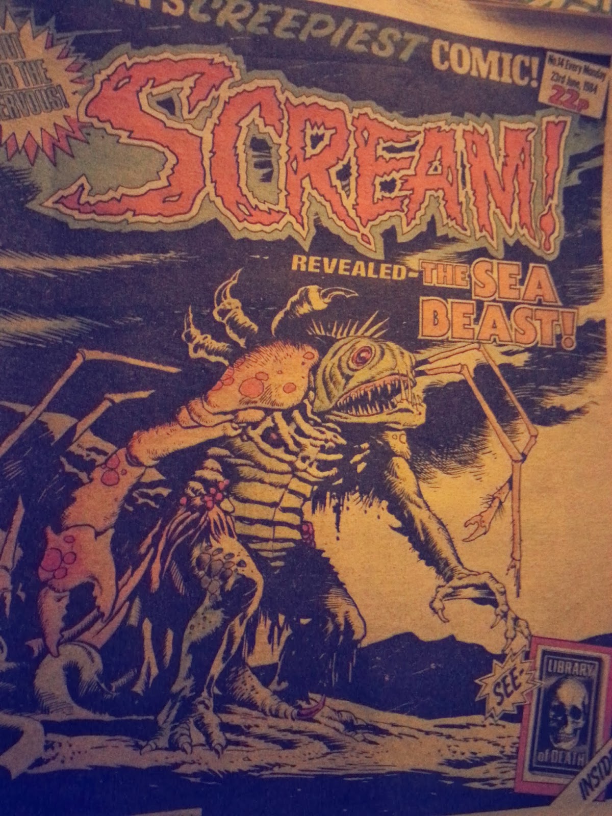 Kim Thompson Illustration: 'SCREAM!' VINTAGE HORROR COMICS