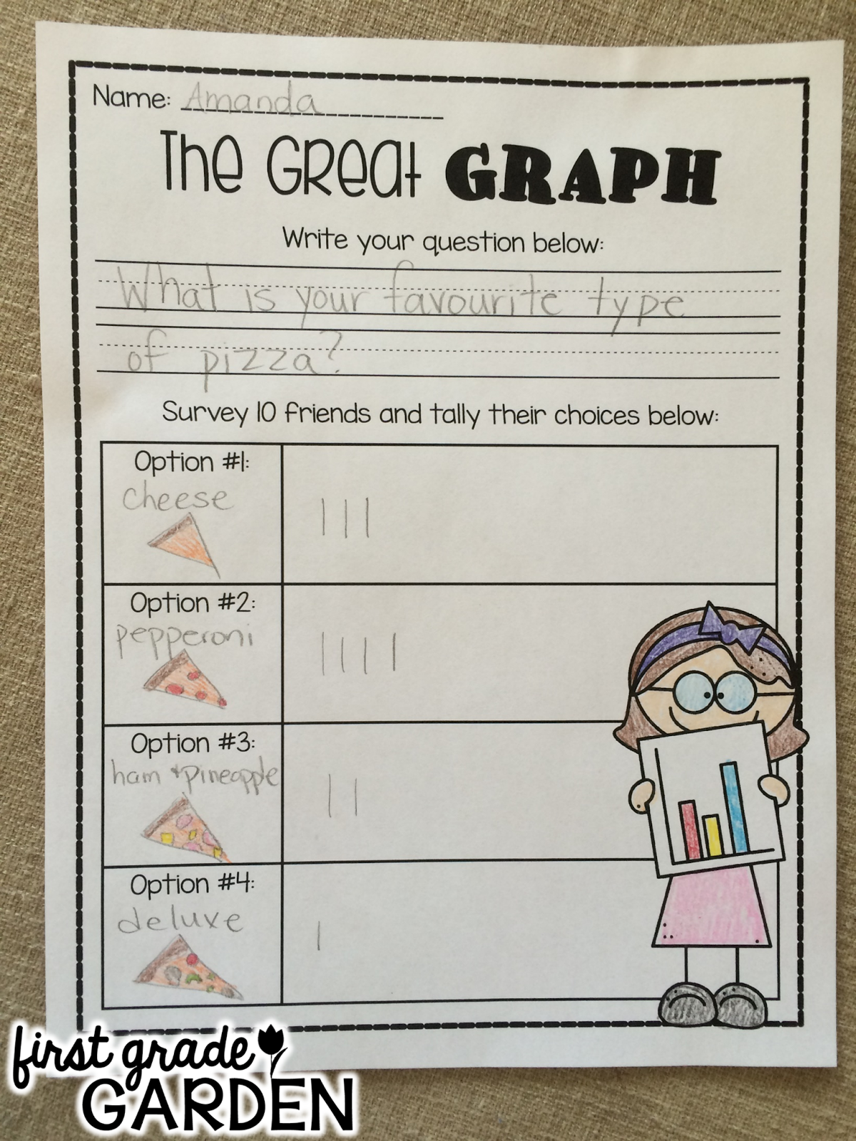 First Grade Garden: Math Book Monday (on a Tuesday!) - The Great Graph ...