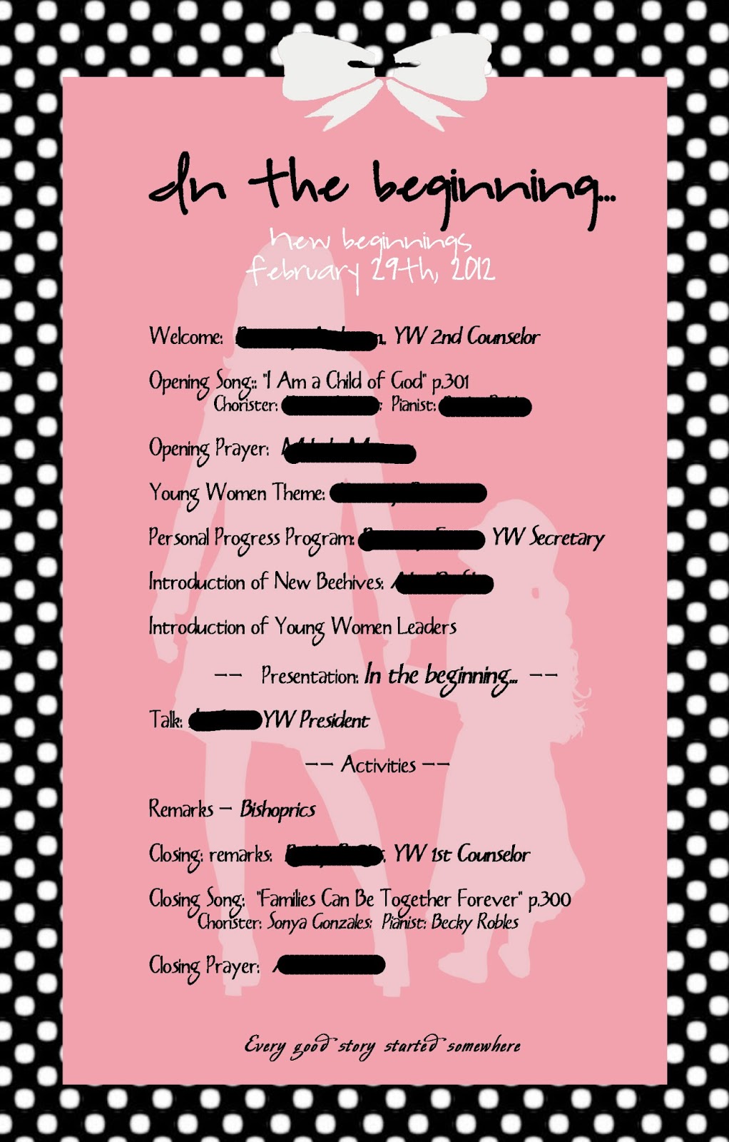 The Isoms: Young Women New Beginnings