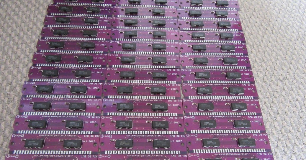 exxos news blog: NEW 30 PIN SIMM PRODUCTION 2ND BATCH