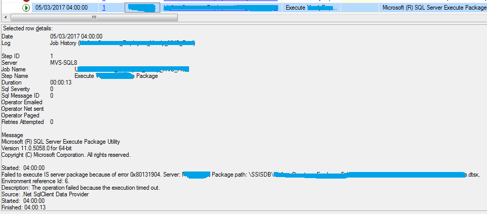 Copypaste Failed To Execute Is Server Package Because Of Error Description The Operation