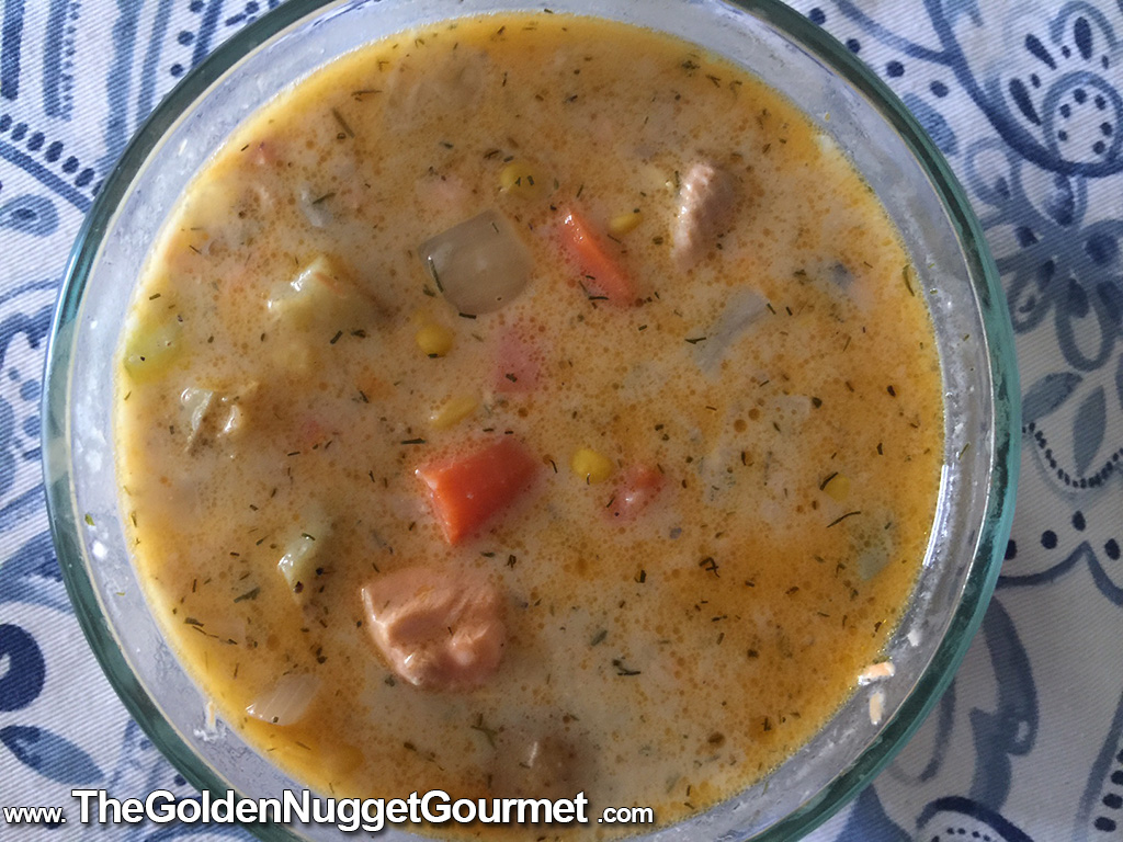 Wild Alaskan Red Salmon Chowder