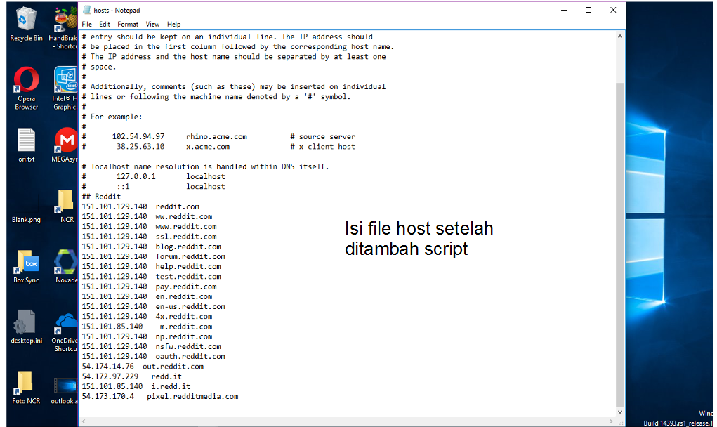Cara Melakukan Edit Host pada windows tanpa aplikasi tambahan - ShareAll