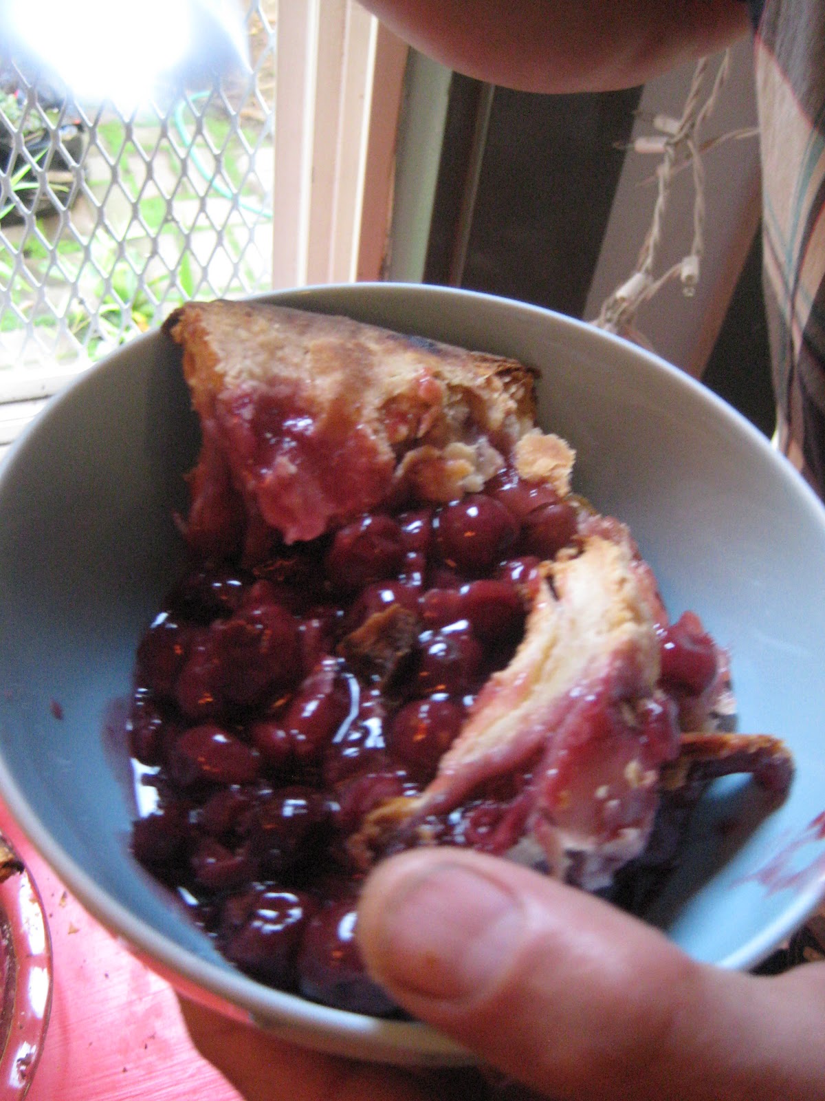 Pie Friday: 1 Burnt Pie + Britt=His Best Day Ever!!!